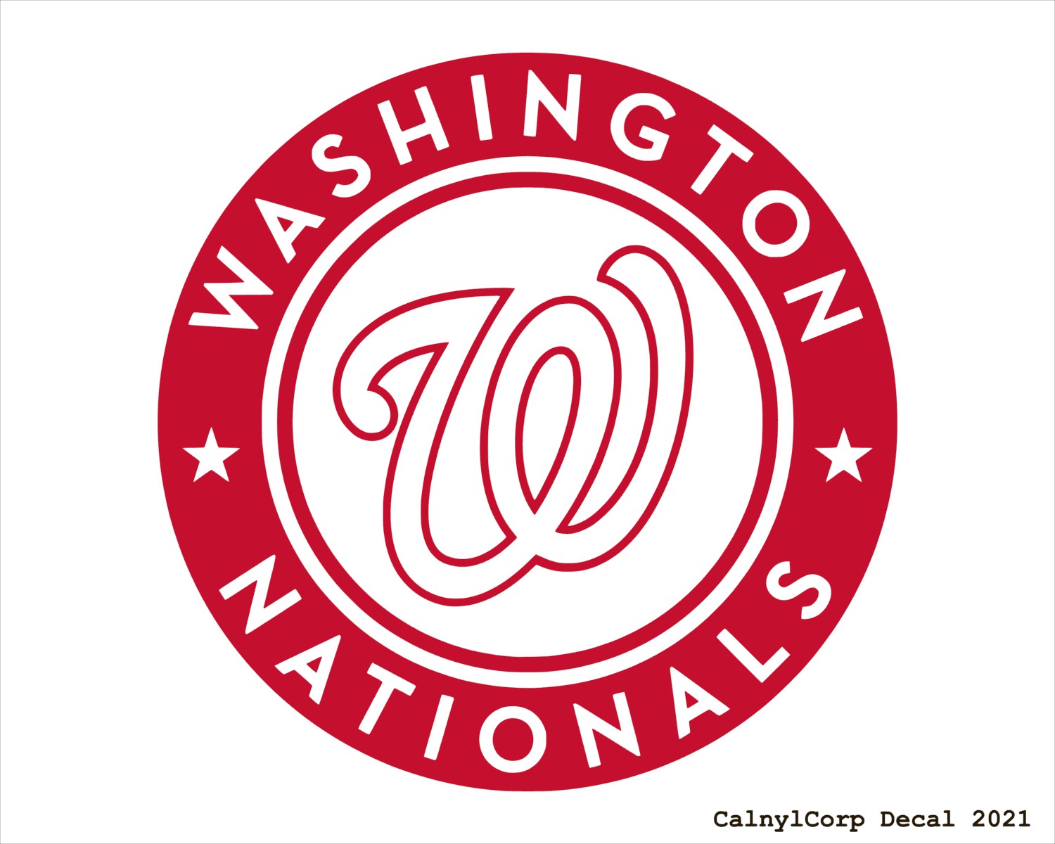 Washington Nationals Vinyl Sticker Decals
