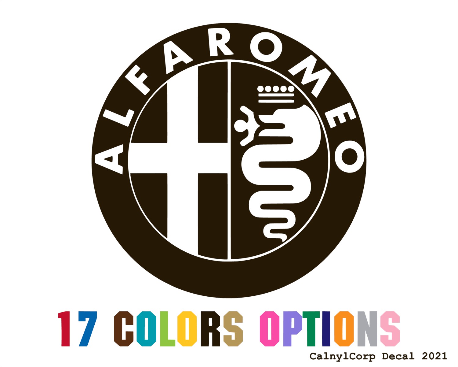 Alfa Romeo Vinyl Sticker Decals