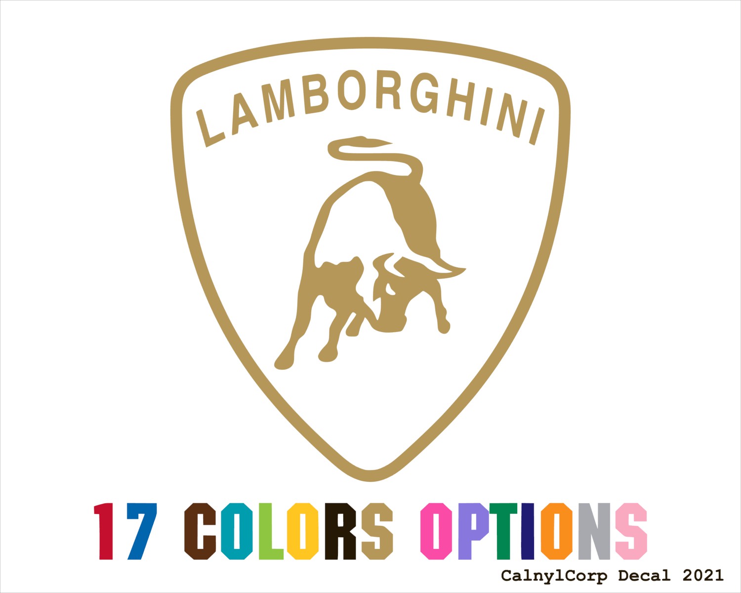 Lamborghini Vinyl Sticker Decals