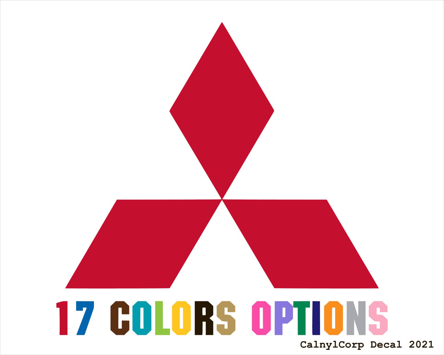 Mitsubishi Vinyl Sticker Decals