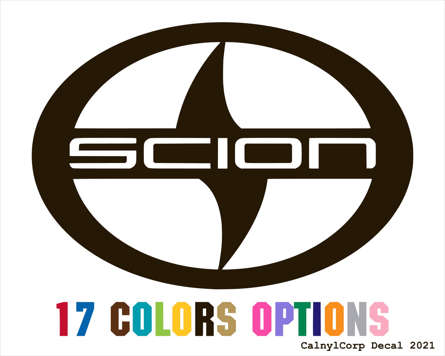 Scion Vinyl Sticker Decals