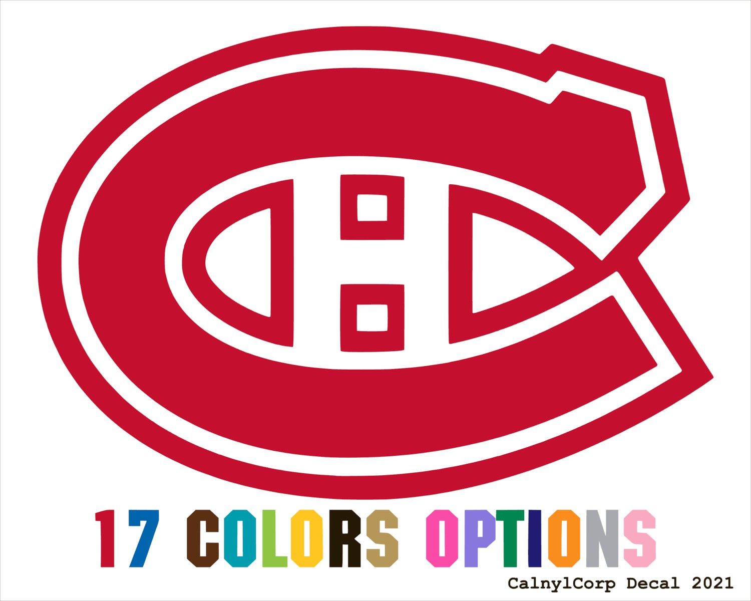 Montreal Canadiens Vinyl Sticker Decals